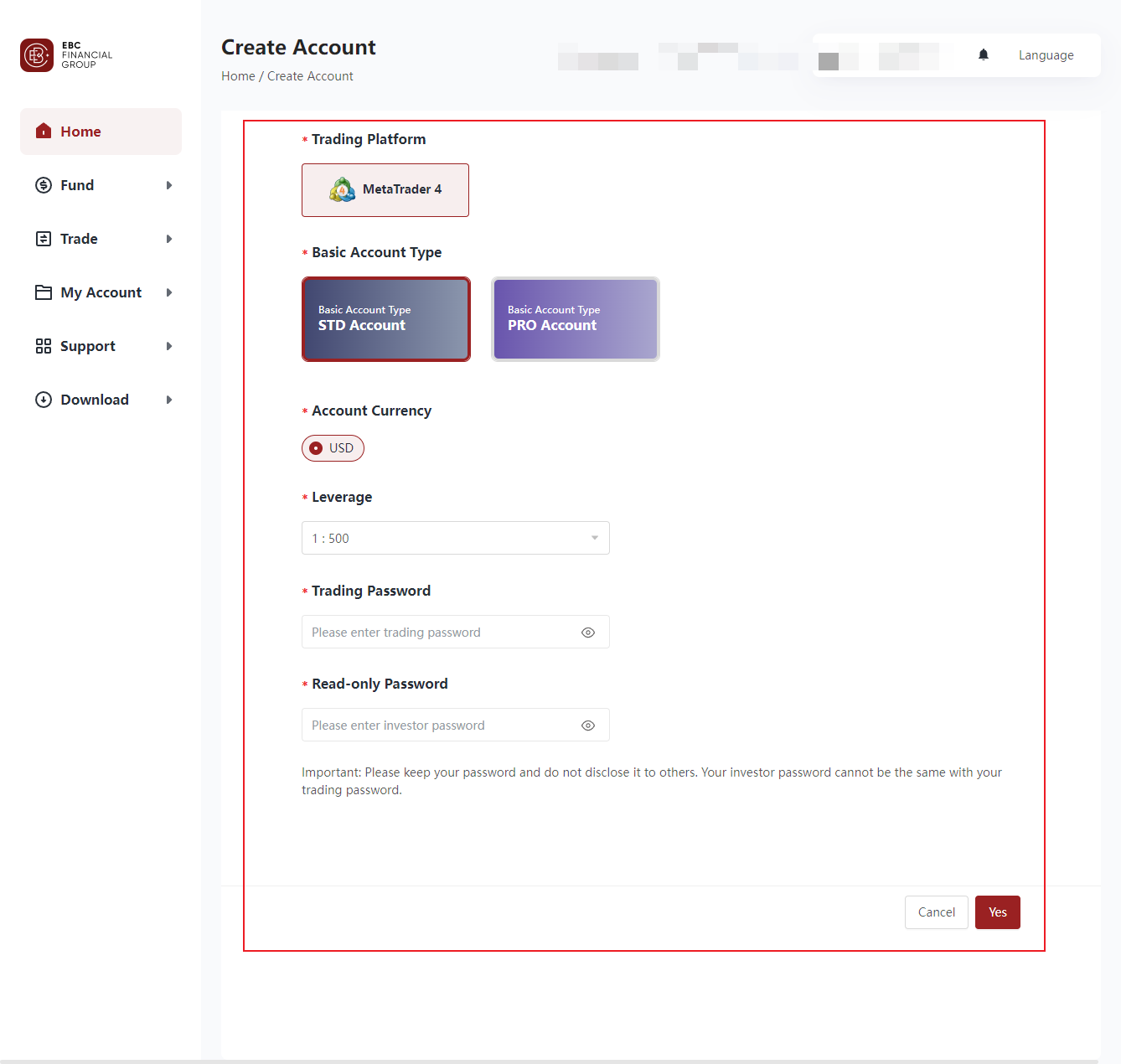 Account Registration Guide – EBC Help Center